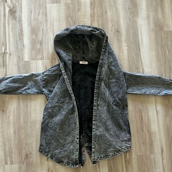 Vibrant | Jackets & Coats | Oversized Acid Washdenim Style Jacket ...